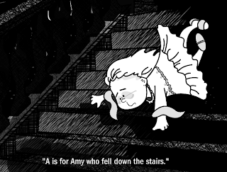 Sugar Frosted Goodness!: SFG: A is for Amy who fell down the stairs...