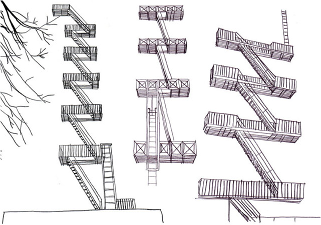 Landscape Blog Spot: Fire Escapes