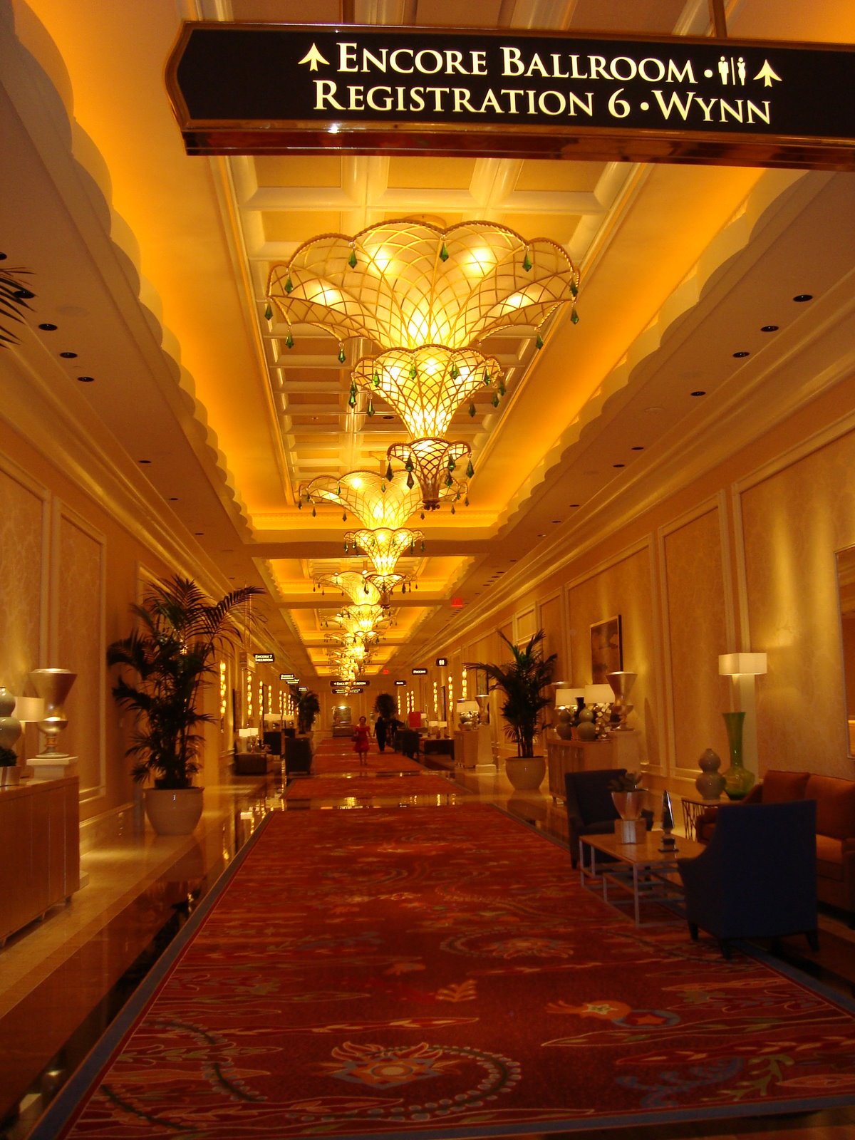 Hallway Decoration - Encore Casino Las Vegas