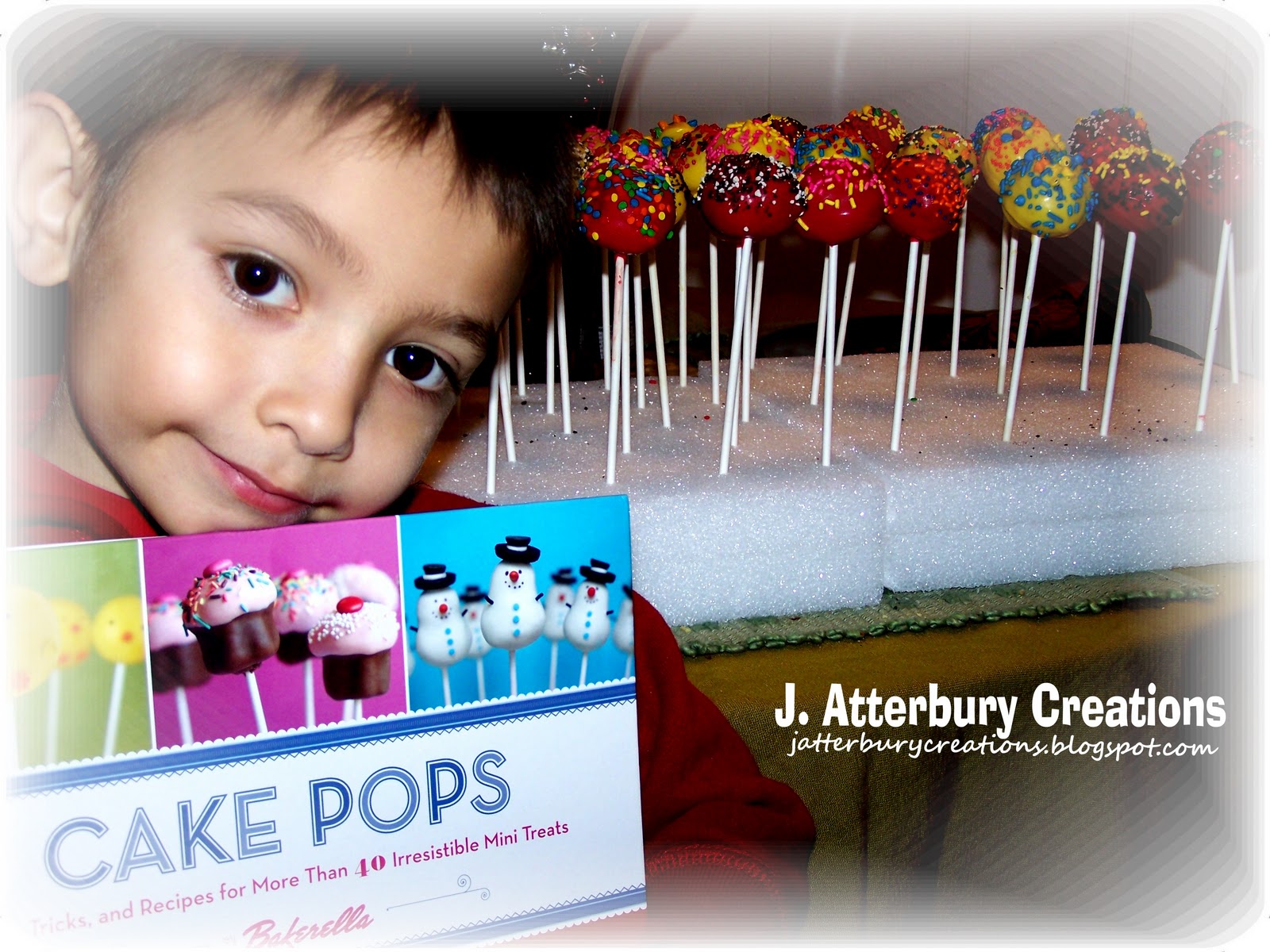 J. ATTERBURY CREATIONS: Not a Card....But Sweet, Yummy Cake Pops!