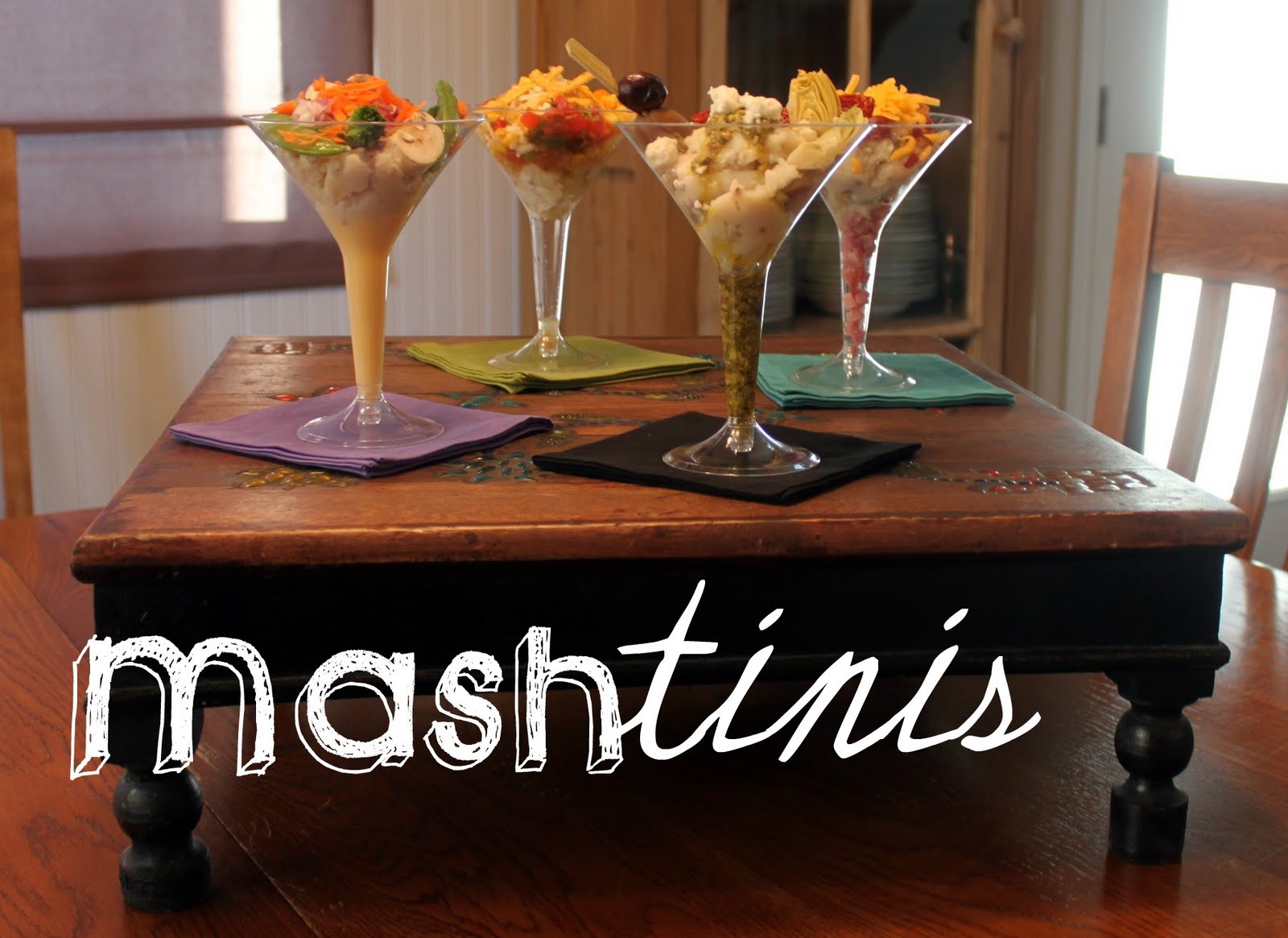 Moore Minutes: Mashed Potato Martini Bar: Mashtinis!