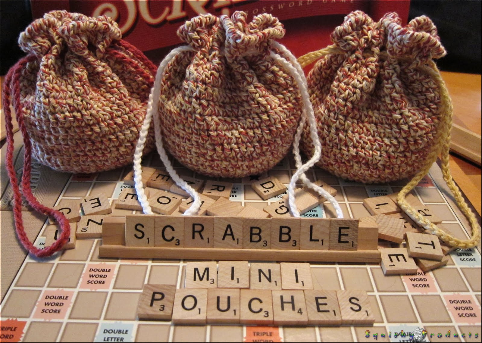Squishy Products: Scrabble Mini Pouches