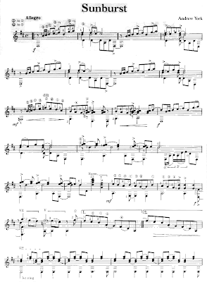 Classical Guitar Player: Andrew York: Sunburst