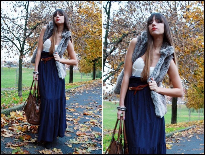 Luxo de Pink: Inspirações!!! Maxi saia