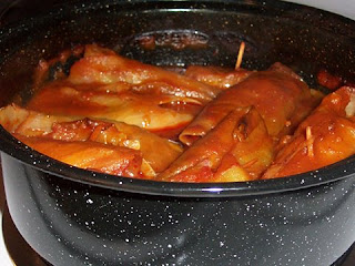 Qu'est-ce qu'on mange?: Cigares au chou à la Esther B.