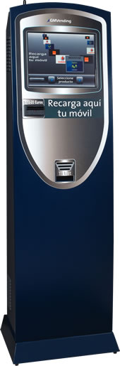 Maquina de recarga telefonicas Global TFT | Vending | Maquinas ...