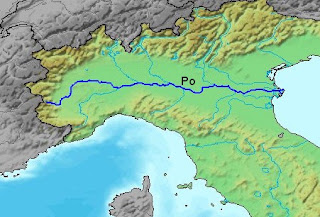Zona de Risco: Maior rio da Itália pode diminuir até 100 km