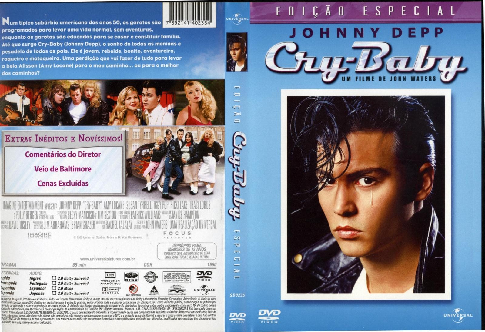 Capas Filmes Aventura: Cry Baby