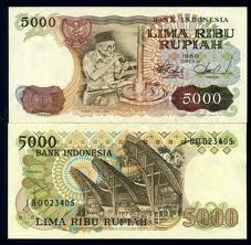 Uang Or Money Of Rp.5000,- Jadul By Akka007