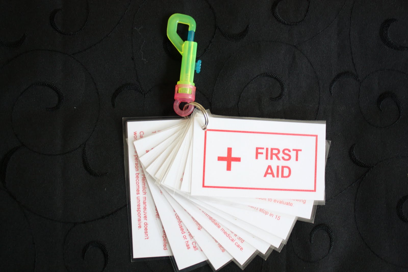 Beehive Messages: Young Women's Camp 2010 - First Aid Cards