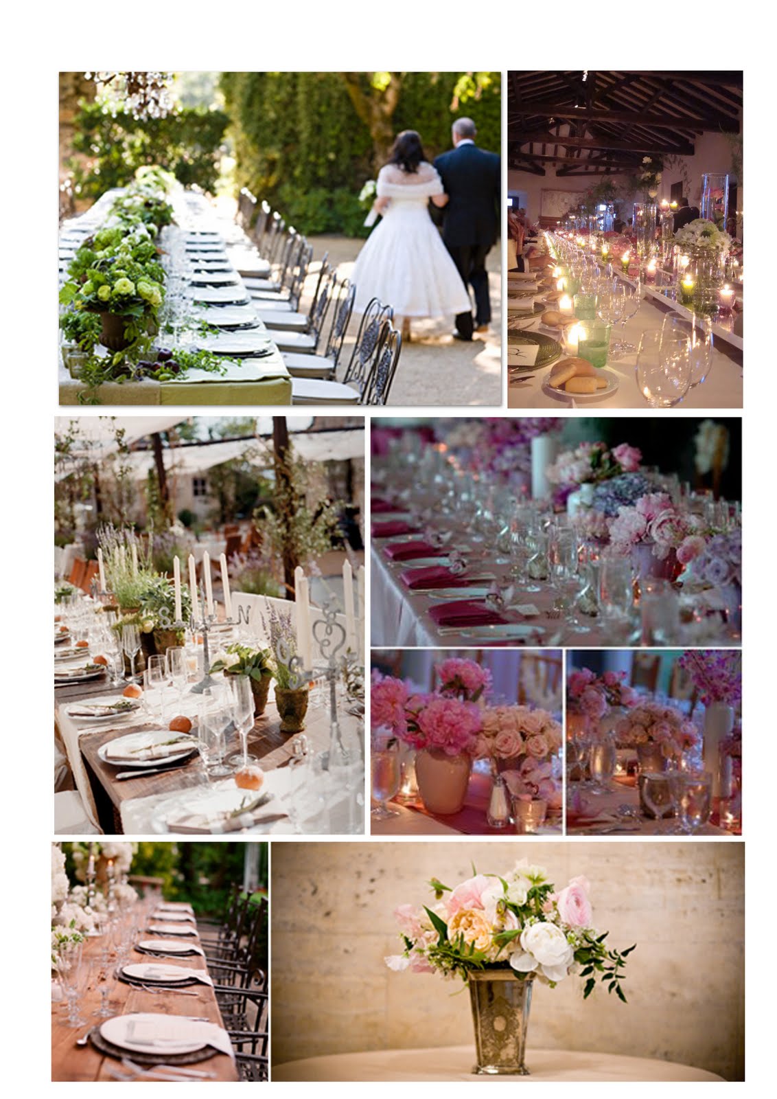 Viva la sposa!: Long tables ideas