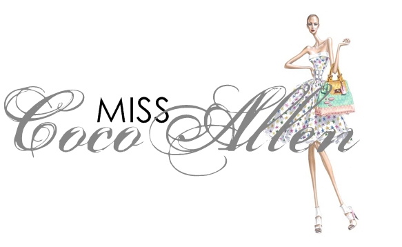 Miss Coco Allen: Fashion at home!