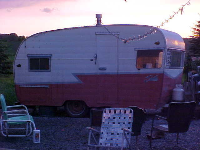 Nancy's Vintage Trailers: The Trailer Park at Sunset