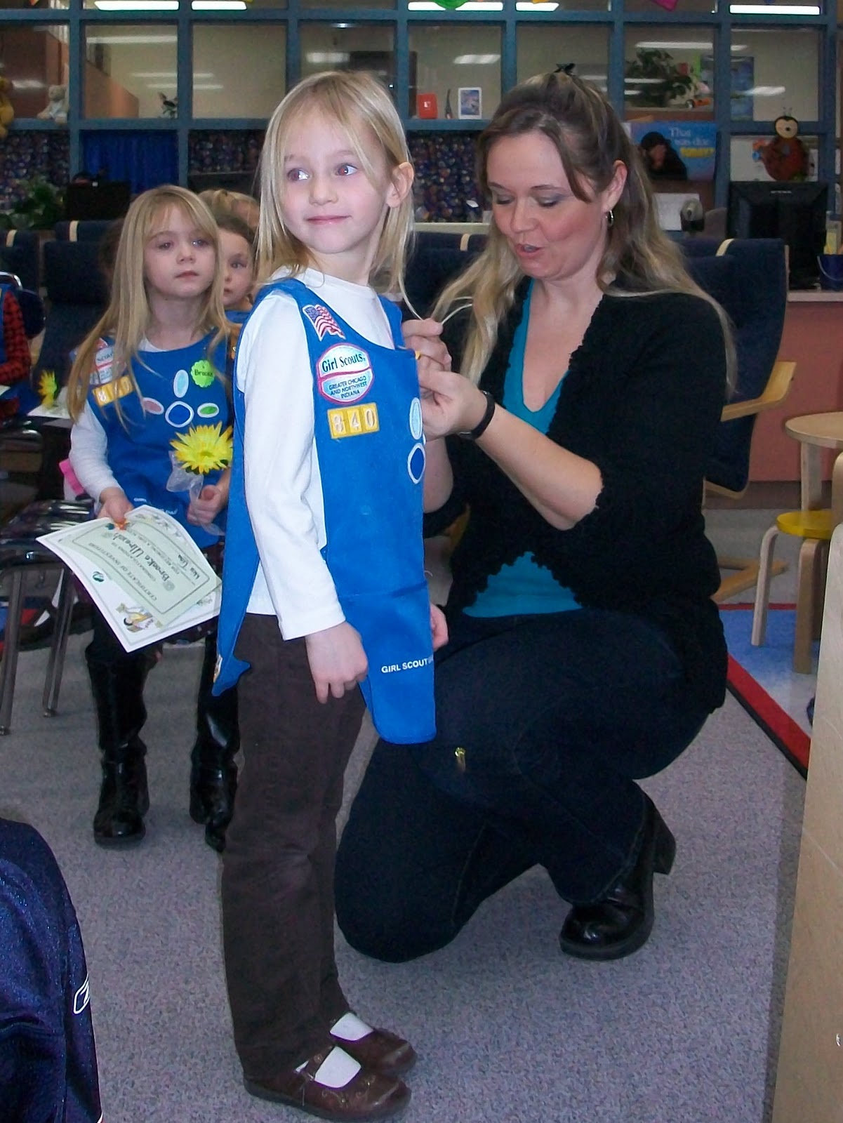 The Henderson Family: Daisy Investiture Ceremony