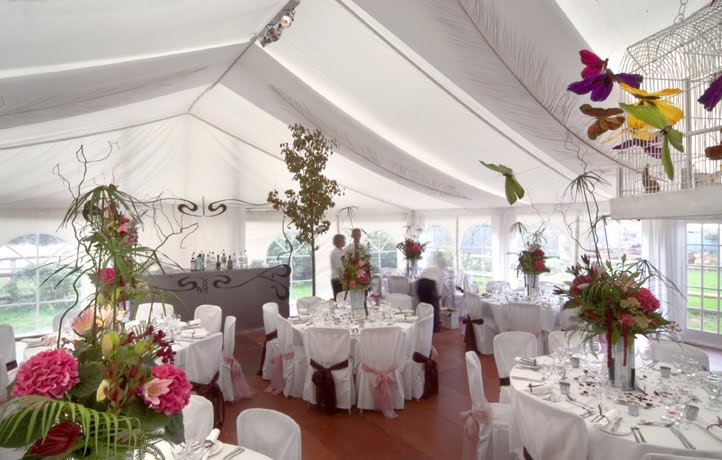 Marquees in Devon: STEP 4: Interiors - Part 1.... Linings