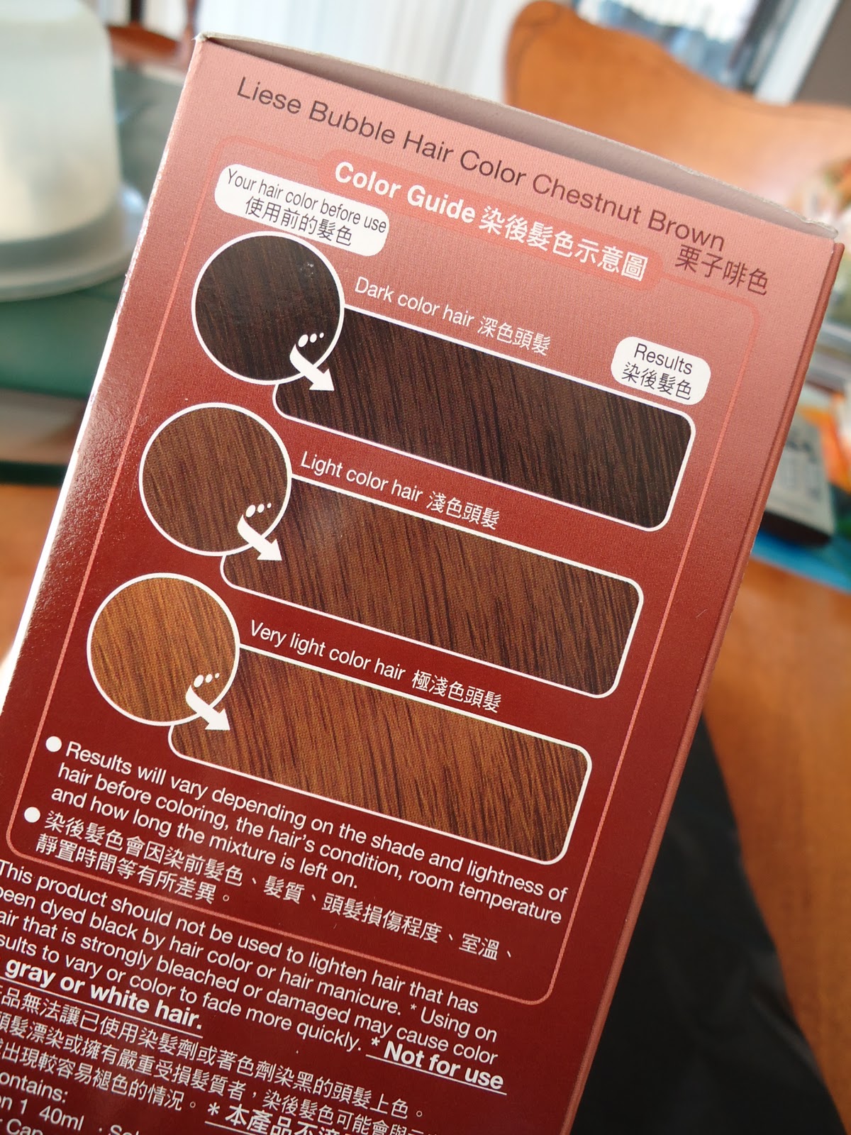 Kao Liese hair dye in Chestnut Brown - Review. | the.red.bow