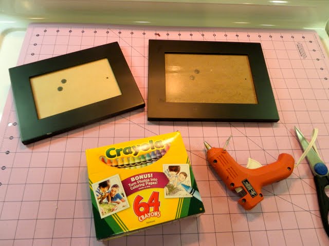 Between U & Me: Crayon Frame Teachers Gift - {Tutorial}