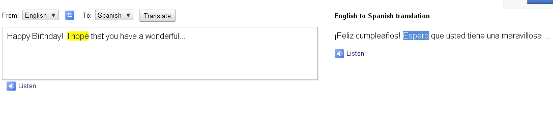 google translate tool