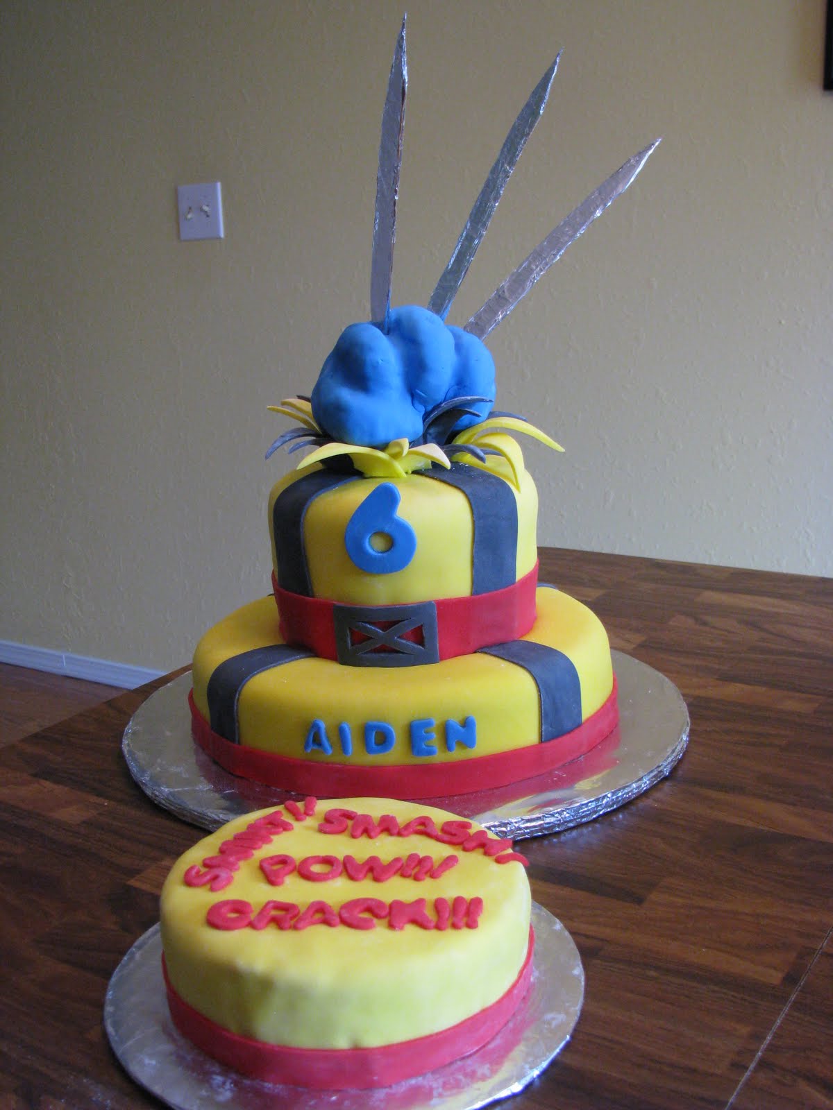 Cakes by Kim: Wolverine Birthday Cake