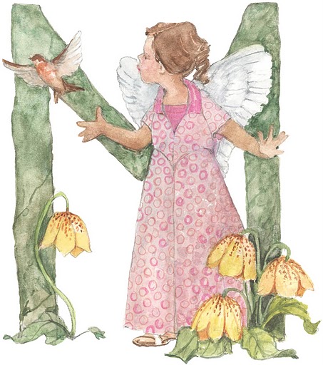 ABECEDARIO CON IMAGENES: ABECEDARIO ANGELITOS