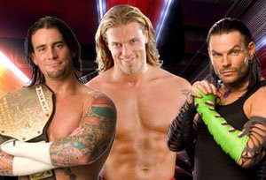 World Raseling: CM Punk vs Edge vs Jeff Hardy