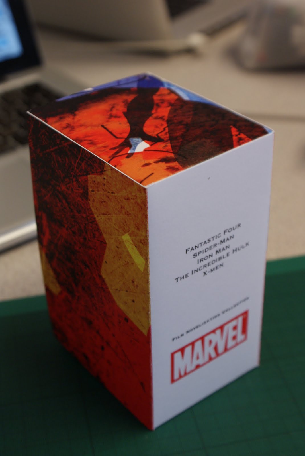 Design Practice: Marvel Box Mock Up
