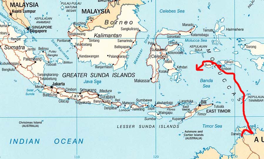 SV Thyme: Buru Island, Indonesia