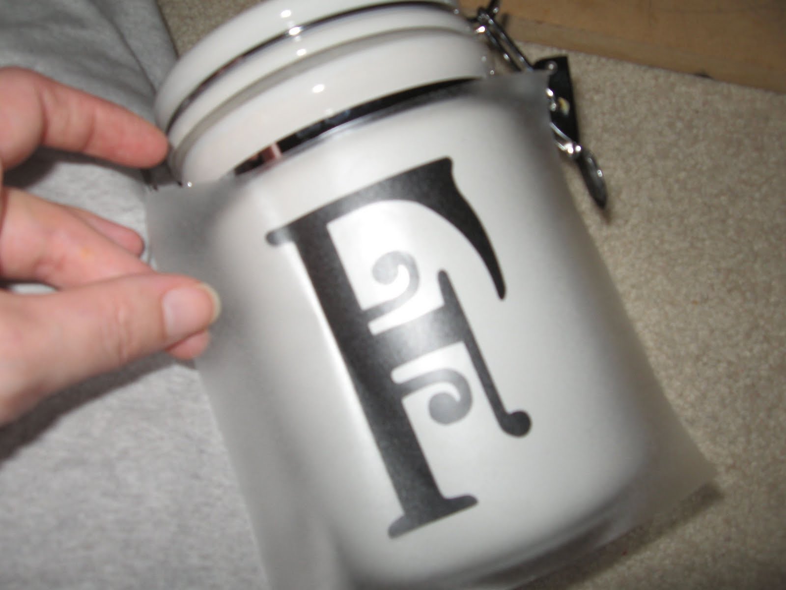 Generally Creative: Custom Kitchen Canisters