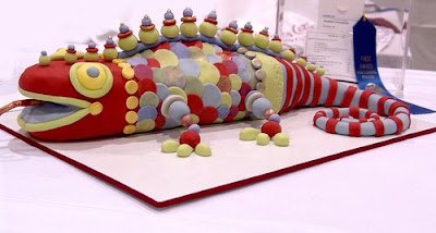 Food Designs: Iguana Cake Design
