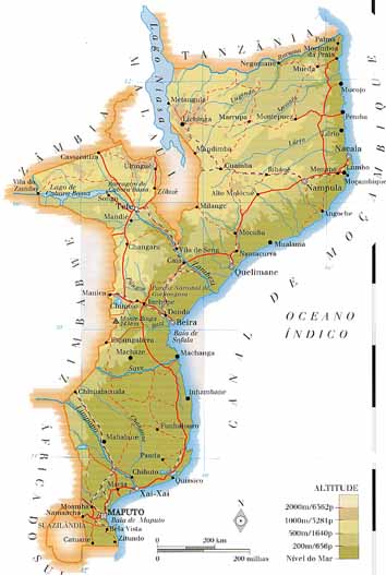 Geografia Sem Fronteiras: MOÇAMBIQUE: Economias,mapa geográfico,relevo ...
