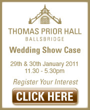 Bewley's Hotels Blog: Thomas Prior Hall Ballsbridge - Wedding Showcase