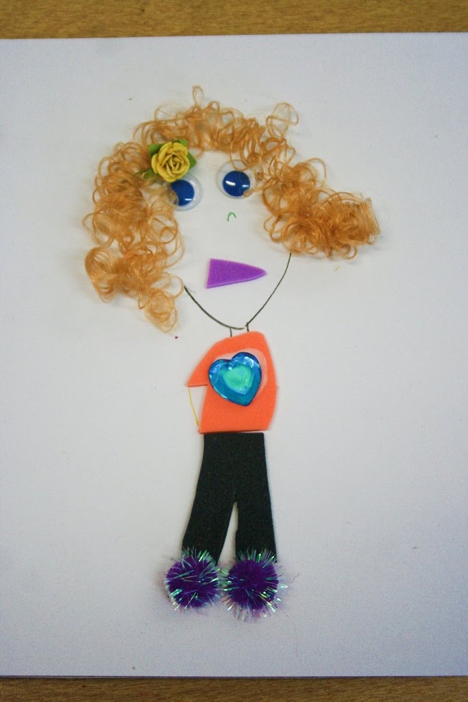 .: Mixed Media Self Portraits