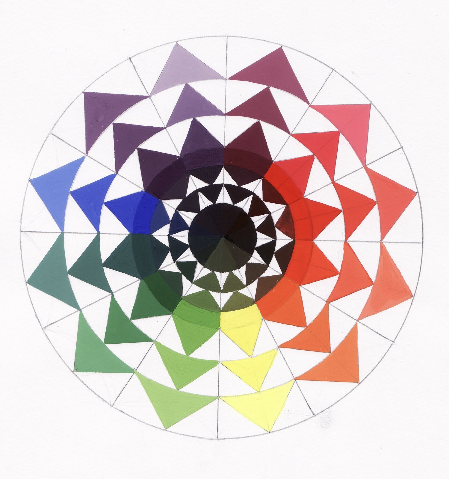 Diseño 1: Circulo Cromatico Valor Tonal