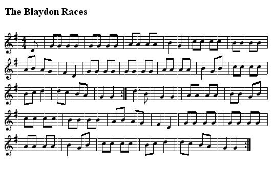Northumbrian Folk Music including Geordie Land !: Blaydon Races ...