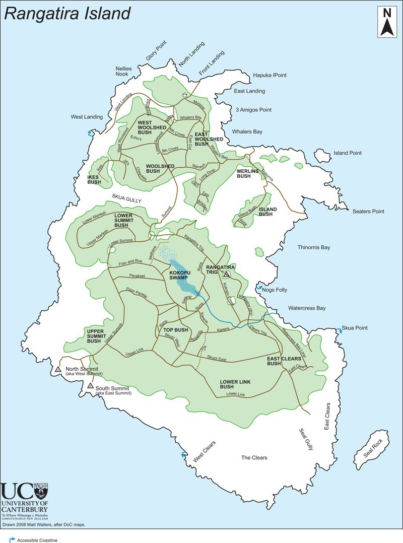 Life on the Edge of the World - Rangatira Island: Getting lie of the ...