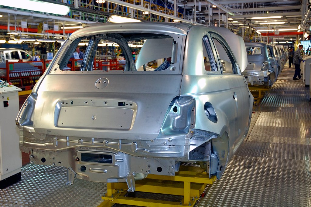 Inside the Fiat 500 factory... - Types cars