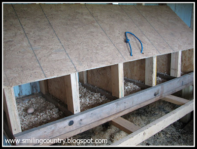 Homemade Laying Boxes for Hens