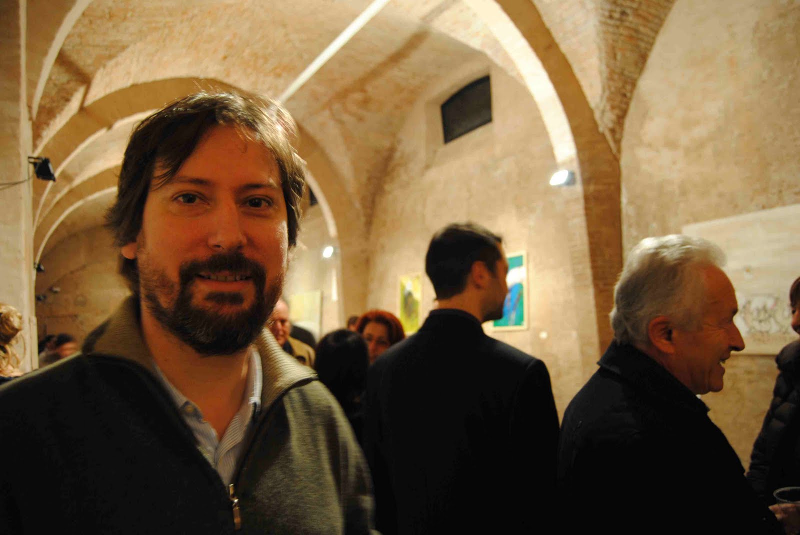 Roberto Pagnani: Inaugurazione della mostra "VOLO" di Simone Gardini e ...