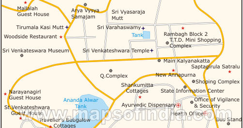 Tirumala Tirupati: Tirumala Tirupati Map