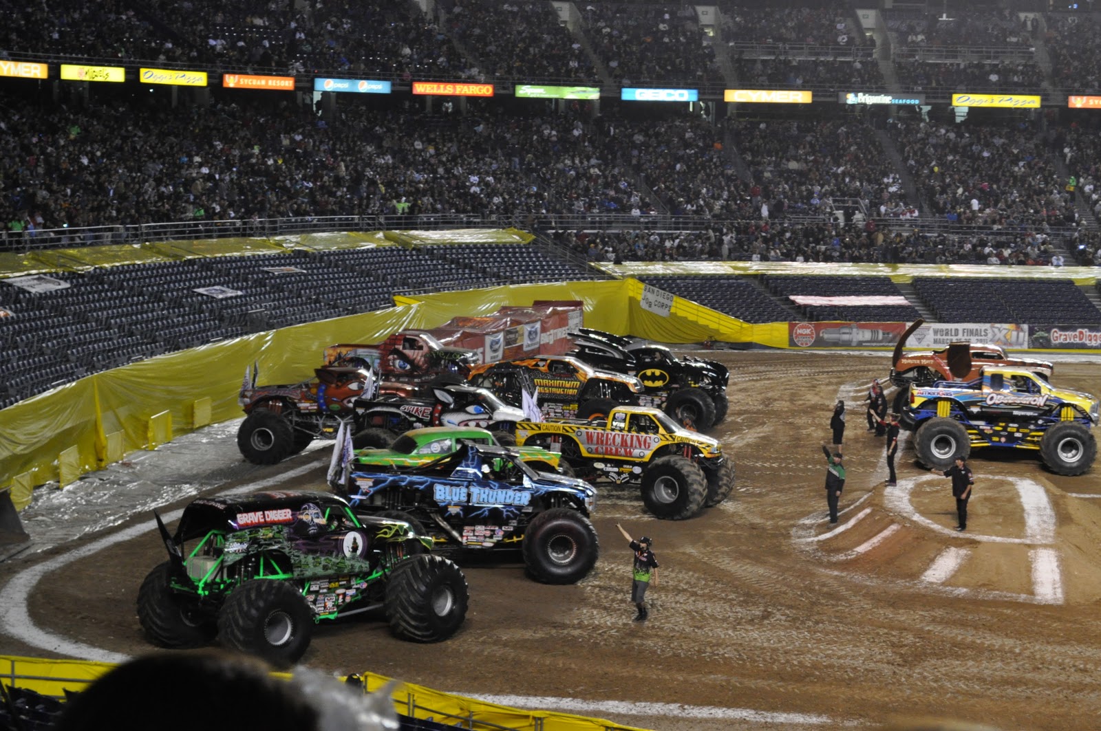 JustaCarGal: Monster Jam San Diego, Parade of Trucks