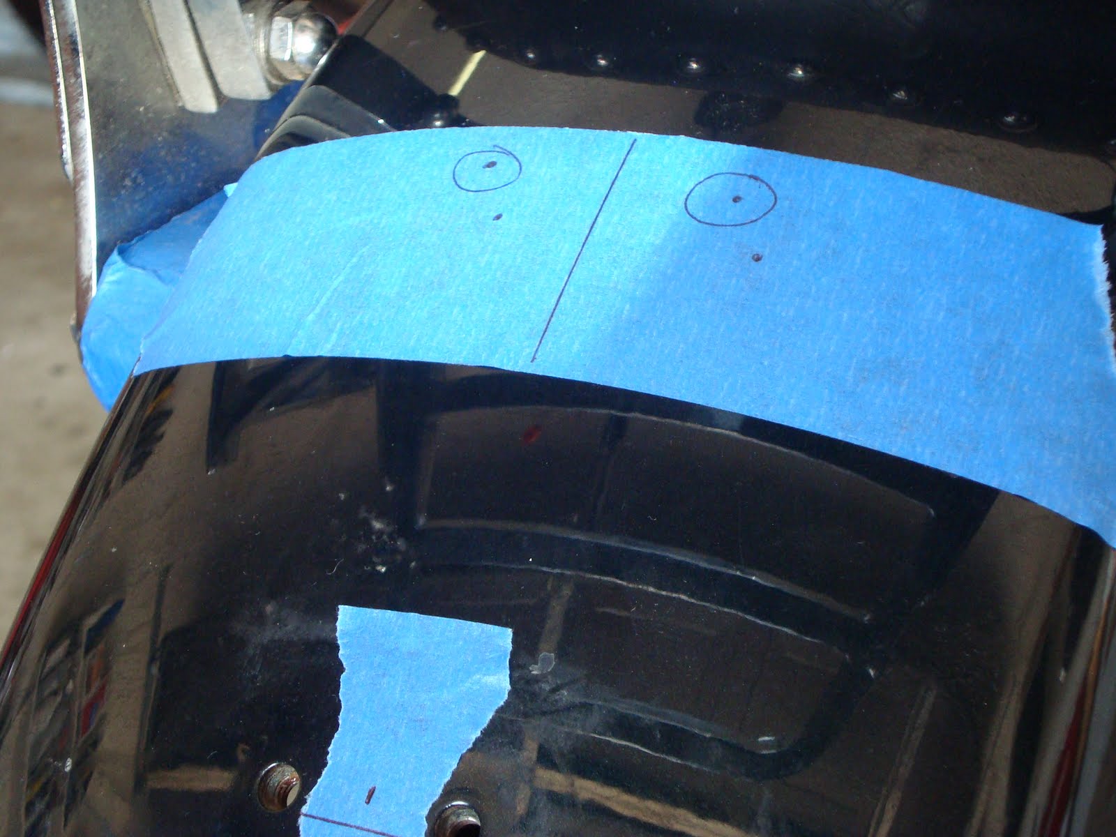 Tear it up, fix it, repeat: Bobbing a rear fender