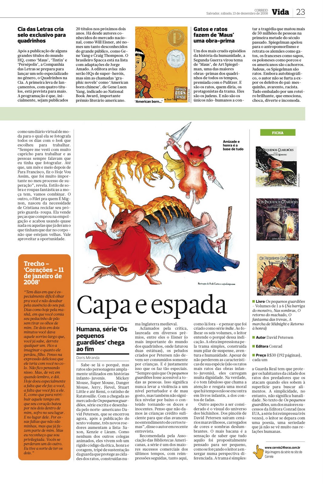 Cris Guerra Imprensa Jornal Correio Da Bahia Dezembro De 2008