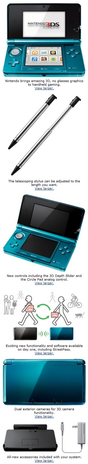 Thai Gamer News: Nintendo 3DS Key Features