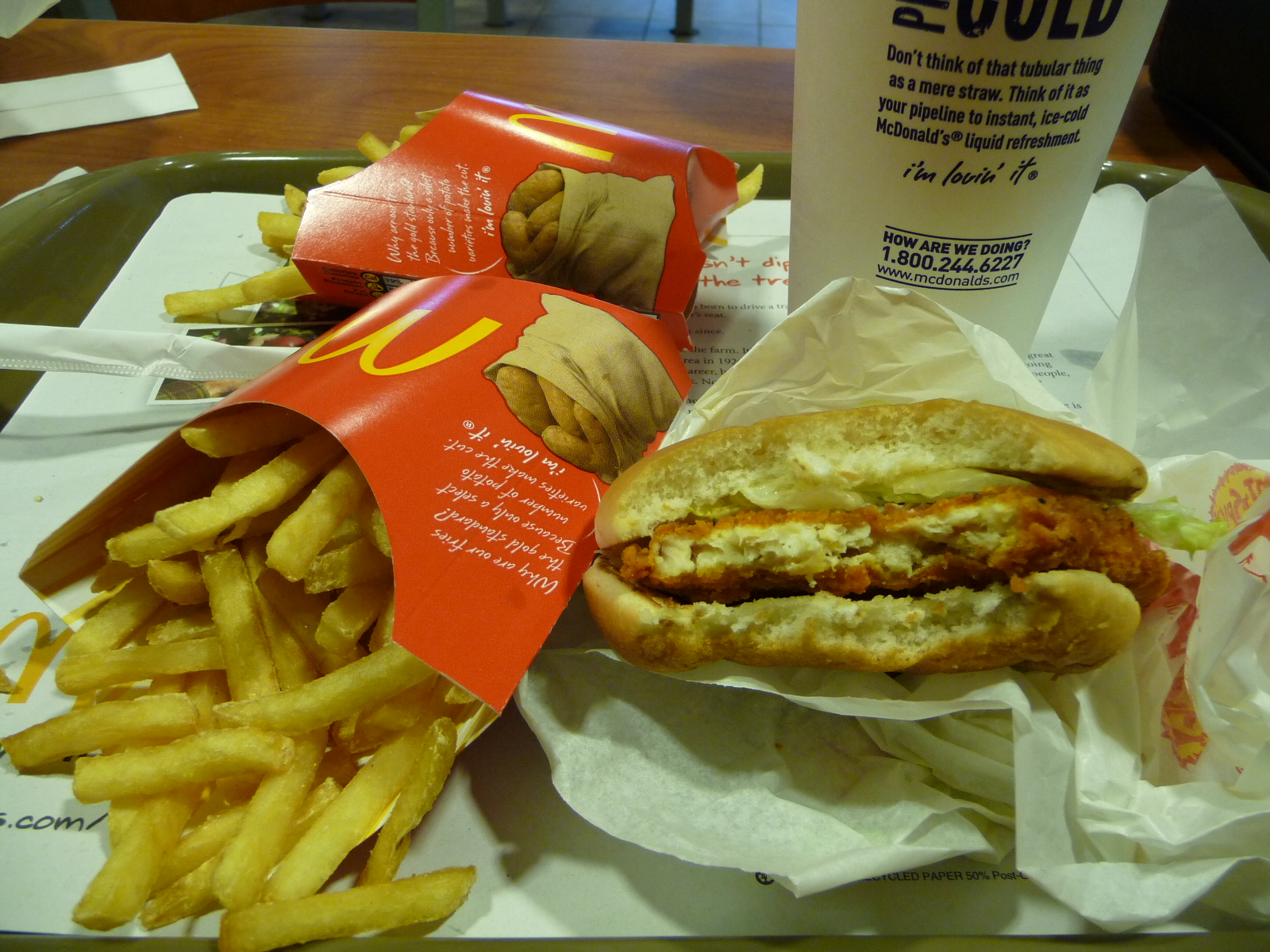 Canadian Hummingbirds: McDonald's New Menu: Spicy McChicken and Angus Wrap