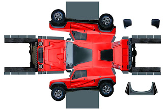 SP. Papel Modelismo: PaperCraft - Bowler Off-Road