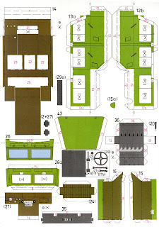 SP. Papel Modelismo: PaperCraft - Land-Rover (parte 1 )