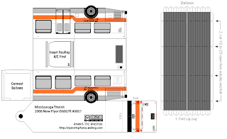 SP. Papel Modelismo: PaperCraft - Mississauga Transit/MiWay - articulated
