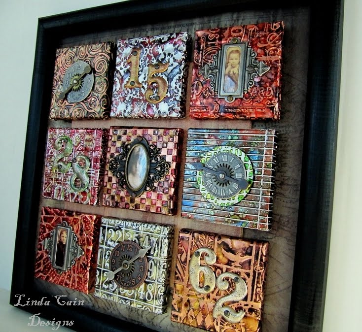 FRIENDS in ART: Ranger Alcohol Inks on Metal and UTEE Project