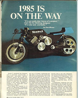 Ride the Machine: 1985 was on the way.