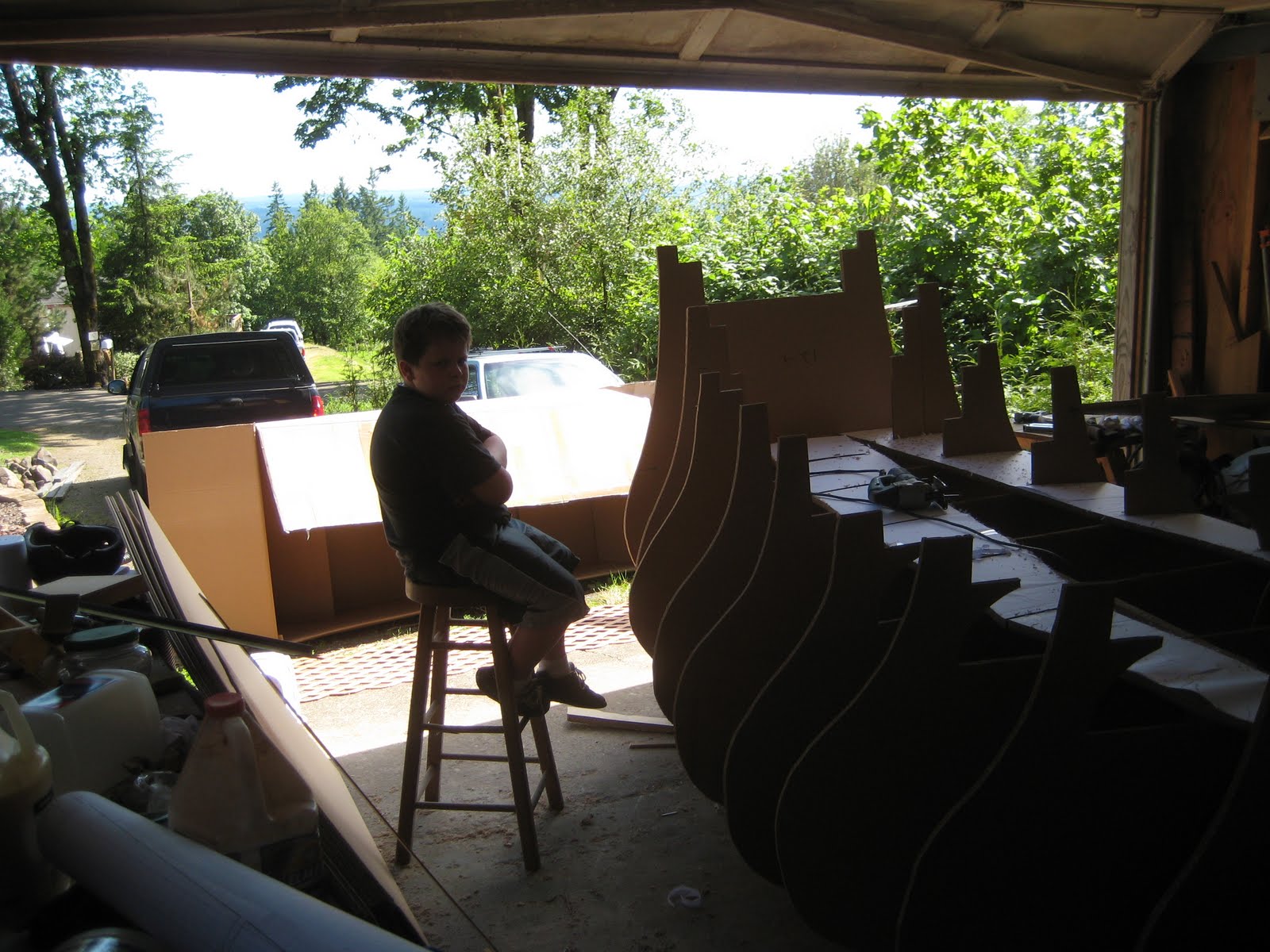 Shamrock Pirates: Cardboard Boat Regatta 2010: June 2010
